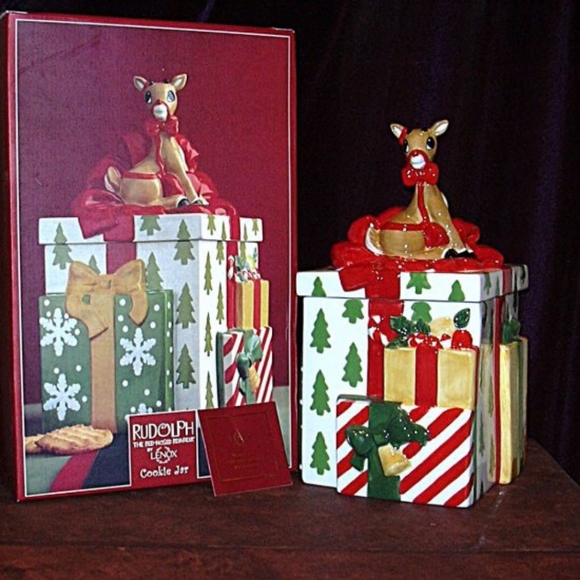 Lenox | Holiday | Nib Rudolph The Red Nosed Reindeer Cookie Jar | Poshmark
